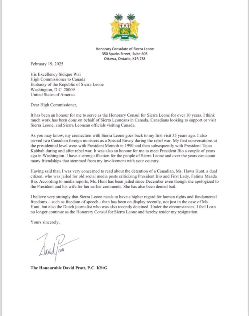 Canadian Diplomat Submits Offical Resignation Letter Over Human Rights ...