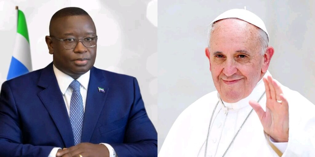 President Bio Reacts To The Death Of Pope Francis | Sierra Leone Monitor
