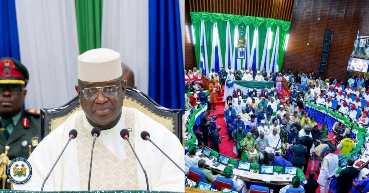 President Bio Outlines Bold Vision For Sierra Leone’s Future In State Opening Of Parliament ...